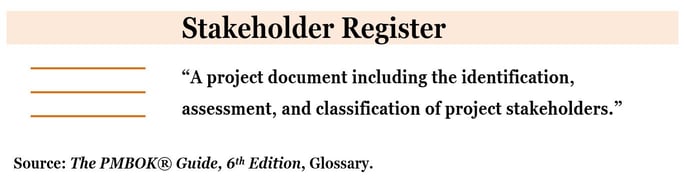 What Is a Stakeholder Register